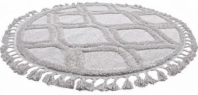 Koberec BERBER 7063 světle šedý kruh