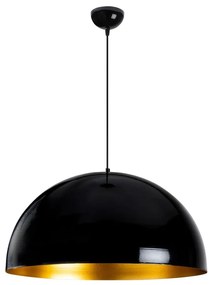 Černé stropní svítidlo Opviq lights Berceste, ø 60 cm