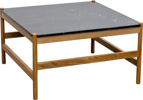 XXXLutz KONFERENČNÍ STOLEK, přírodní barvy, černá, dřevo, kámen, 80/45/80 cm MID.YOU - Konferenční stolky - 000575038301