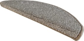 Vopi Nášlapy na schody Capri světle béžový půlkruh, samolepící - 24x65 půlkruh (rozměr včetně ohybu)