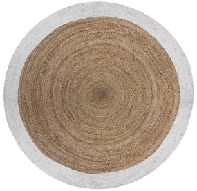 Koberec Imogen, (fi) 120 cm, hnědá/bílá