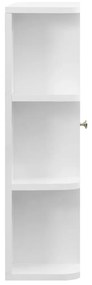 Koupelnová zrcadlová skříňka bílá 66 x 17 x 63 cm MDF