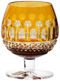 Sklenička Brandy Tomy, barva amber, objem 230 ml