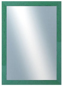 DANTIK - Zarámované zrcadlo - rozměr s rámem cca 50x70 cm z lišty RETRO zelená (2535)