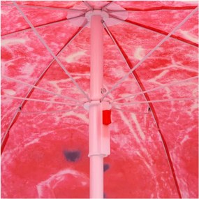Zahradní slunečník 160 cm, meloun SPRINGOS VIVA BU0020