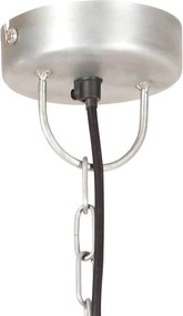 Industriální závěsné svítidlo 25 W stříbrné kulaté 30 cm E27 320530
