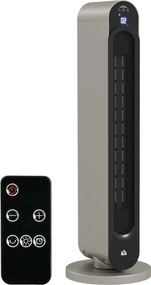 HOMCOM Elektrické topení, 3 režimy, 12hodinový časovač, LED displej, oscilační funkce