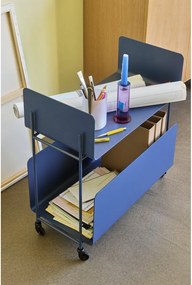 Kovový servírovací stolek na kolečkách 32x63 cm Ays – Hübsch