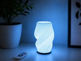 Verk Group Stolní lampy s vázou na květiny, dekorativní 2 v 1, led rgb, s dálkovým ovládáním