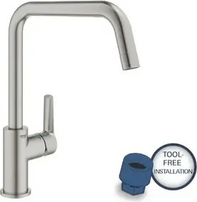 Grohe - Dřezová baterie, supersteel
