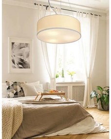 Béžový závěsný lustr Kioto pro žárovku 3x E27  - Candellux