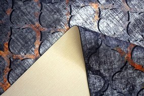 BE Koberec Porte 0066 GREY GOLD - šedožlutý obdélníkový Rozměr: 50x80 cm