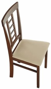 Tempo Kondela Jídelní židle OLEG NEW, ořech/béžová