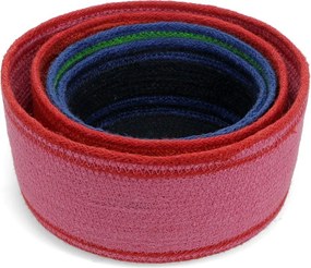Košíky v sadě 4 ks z juty ø 23x11 cm – Rex London