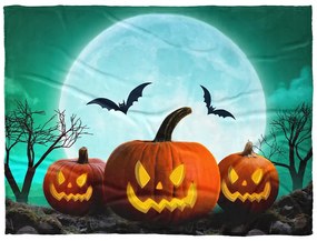 BedTex Dětská deka Dýně Halloween, 150 x 200 cm