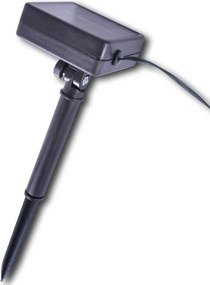 Zimostrázová koule s umělými lístky 27 cm s LED řetězem 2ks 270057