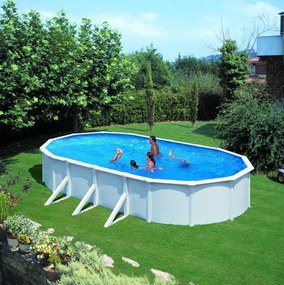 Bazén Planet Pool Classic WHITE/Blue – samotný bazén 610x320x120 cm vč. skimmeru - Planet Pool