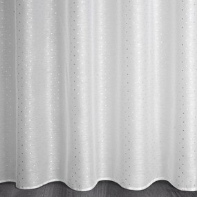 ZÁCLONA NA KROUŽCÍCH SIBEL 300 CM X 250 CM CM BÍLÁ