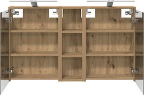 Sada koupelnových skříněk 3 ks 106 x 16 x 62,5 cm 3403807
