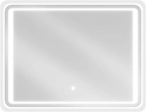 Mexen Zusa koupelnové zrcadlo s podsvícením 80 x 60 cm, LED 6000K, proti zamlžení - 9808-080-060-611-00