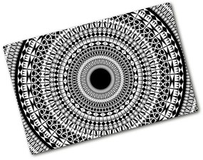 Wallmuralia Kuchyňská deska skleněná Ornamenty kruh 80x52 cm