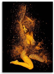 Gario Obraz na plátně Nahá žena ve zlatém prachu Rozměry: 40 x 60 cm