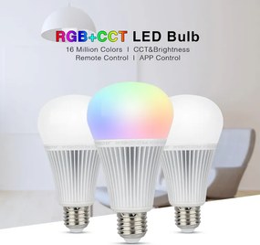 LED Solution Mi-Light MiBoxer RF LED žárovka RGB+CCT 9W E27 FUT012