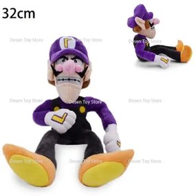 Plyšové hračky ze hry Super Mario Bros - vedlejší postavy Varianta: Waluigi, 32 cm