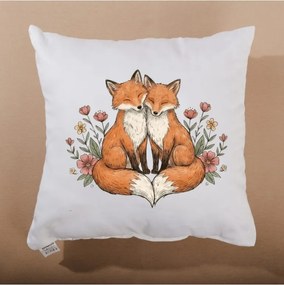 Dekorační polštář Fox Love 40x40 cm EMI