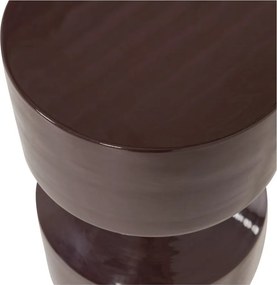 Kovový kulatý odkládací stolek ø 30 cm Hidde – WOOOD