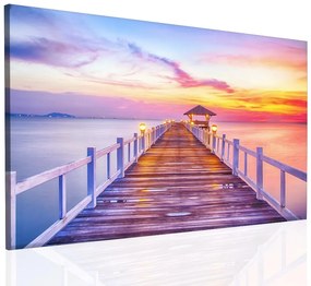 Malvis ® Večerní romantika na molu Velikost: 90x60 cm