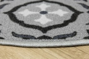 Protiskluzový koberec PATCHWORK 19 New šedý