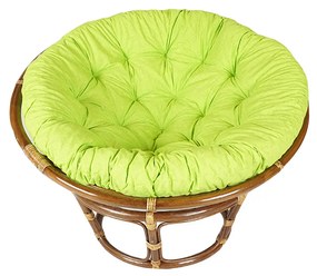 Ratanový PAPASAN - tmavý med - průměr 110 cm