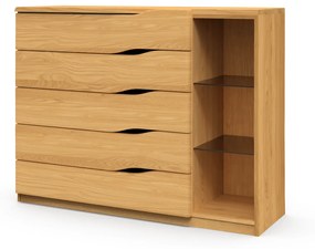 Komoda JELÍNEK ELEN H25 Z5N Materiál: Buk, Moření: Walnut