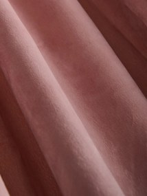 Sinsay - Sametový závěs na pásce - pastelová růžová