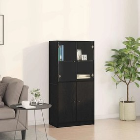 Vysoký bufet Černý dub 68 x 37 x 142 cm 3329301