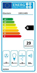 Klarstein TR60WS, digestoř, 60 cm, nástěnná, 340 m³/h, nerezová ocel