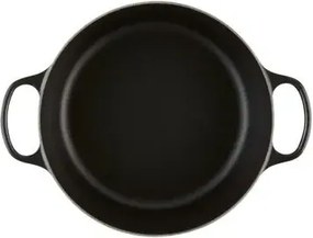 Le Creuset Signature Hrnec s poklicí 22 cm černá
