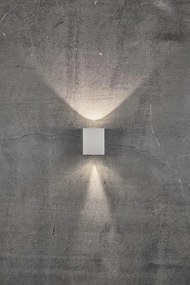 NOR 49711001 Venkovní nástěnné svítidlo Canto Kubi 2 2x6W LED bílá čirá - NORDLUX