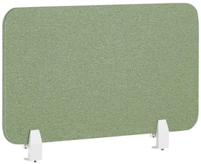 Přepážka na pracovní stůl 80 x 40 cm zelená WALLY Beliani