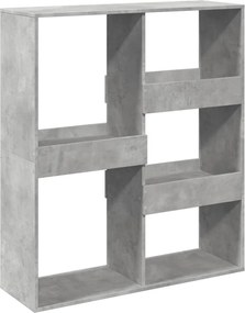 Dělicí stěna betonově šedá 100 x 33 x 115 cm kompozitní dřevo 3309549