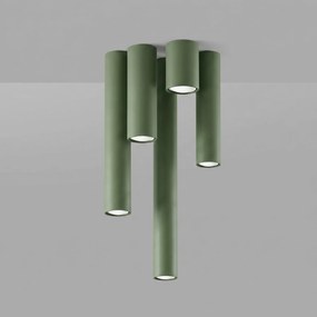 Sollux Lighting Stropní svítidlo LAGOS 10 olivově zelené