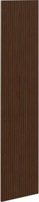 Mexen Mexen, Rýhované čelo pro korpus koupelnové skříňky 35 x 160 cm (1 ks), ořech, 91A21-1600-300-1-86
