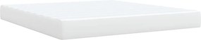 Box spring postel s matrací bílá 180x200 cm umělá kůže 3290733