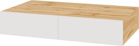 Psací stůl 100 cm dub apalačský / nymphaea alba Space