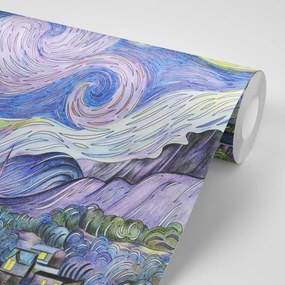 Samolepící tapeta Hvězdná noc - Vincent van Gogh