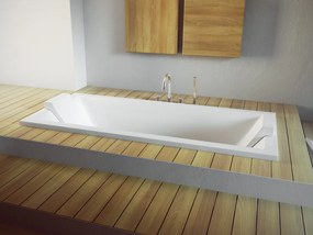 Besco Vana ze sanitárního kompozitu pro vestavbu Vera V CC/SP 170x75, s přepadem Rozměry (cm): 170x75, Typ a barva výpustě: Alcaplast Click-Clack se šterbinovým přepadem, grafit