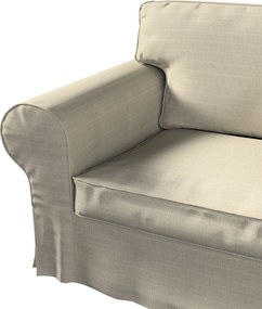 Potah na pohovku IKEA Ektorp 2-místná s lenoškou barva béžová látka pletený vzor