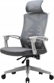 Ergonomické otočné kancelářské křeslo Angel Spino šedé