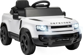 AIYAPLAY elektrické dětské SUV Land Rover Defender 12 V dálkové ovládání Zavěšení Plynulý start 2,7-4,5 km/h Bílá